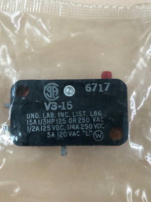 Vintage Micro Switch 67 Date code V3-15 FReeport Illinois collectors ...