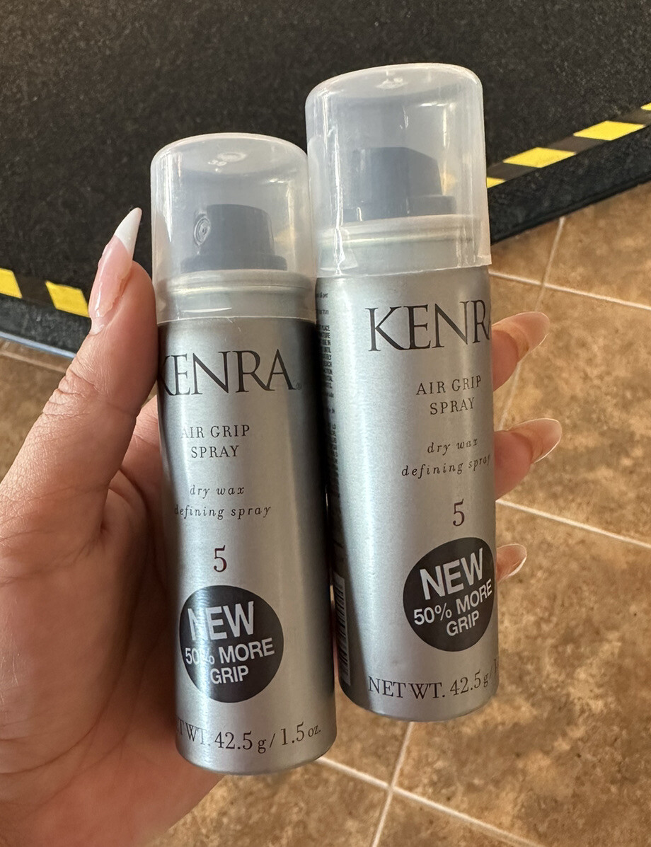 2 KENRA 5 AIR GRIP SPRAY DRY WAX 1.5 oz Each | eBay