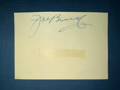 1942 A's: Joe Berry, SIGNED Cut - Died 1958 (w/Julio Acosta D.83, CUBAN ...