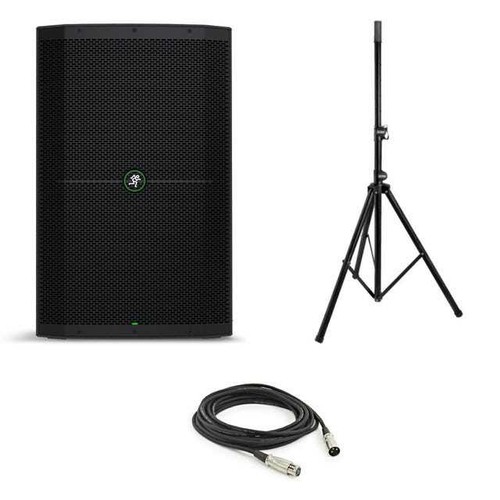 Mackie Thump215XT 15" 1400W Speaker w/ On-Stage Stand SS-7730 & XLR ...