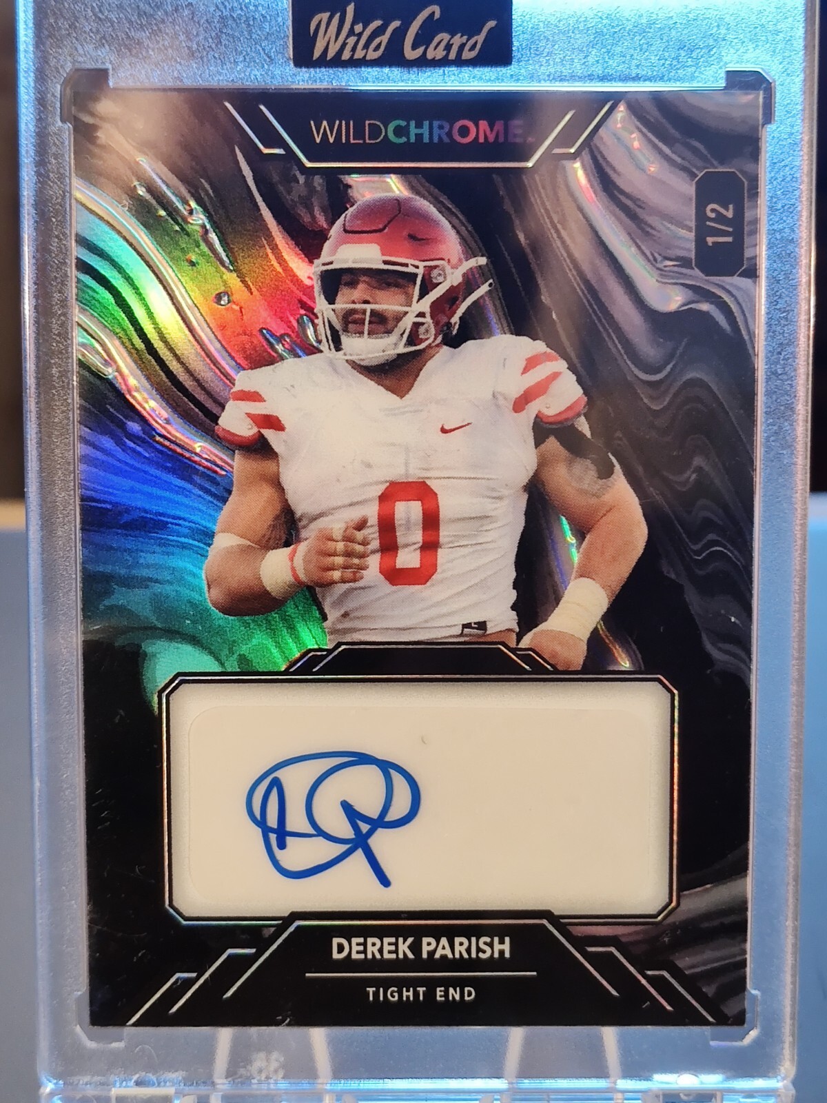 2023 Wild Card Chrome - Auto Derek Parish #1/2 | eBay