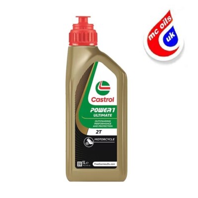 CASTROL POWER 1 RACING 2 STROKE FULLY SYNTHETIC OIL 1 Litre MOTOCROSS ...