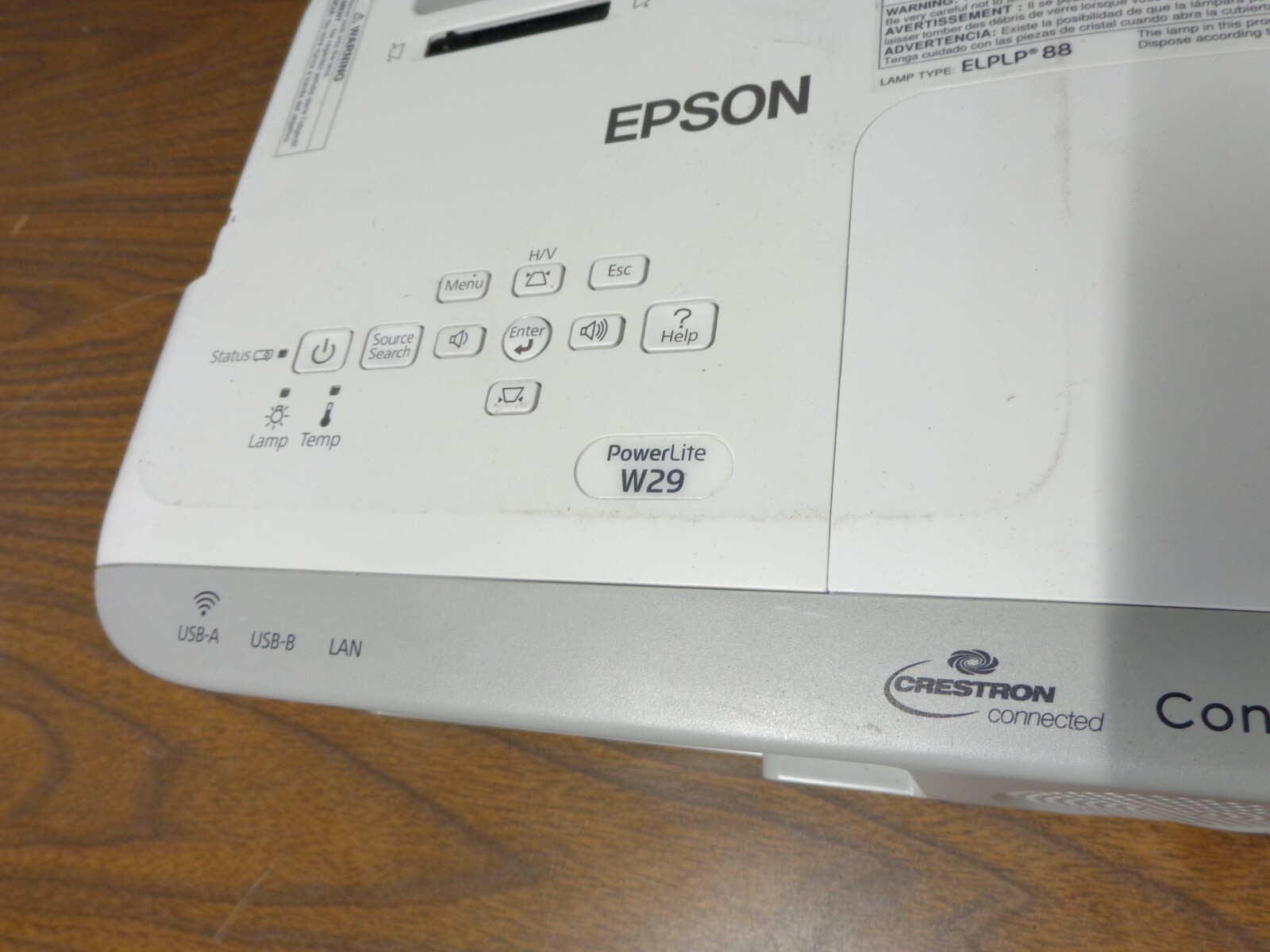 EPSON POWERLITE PL W29 WXGA 3LCD PROJECTOR H690A (NO Power) | eBay