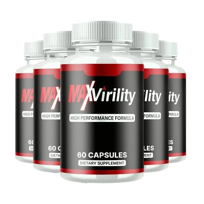 5-Pack Max Virility Male Health Support to Boost Stamina & Energy - 300 Capsules | eBay