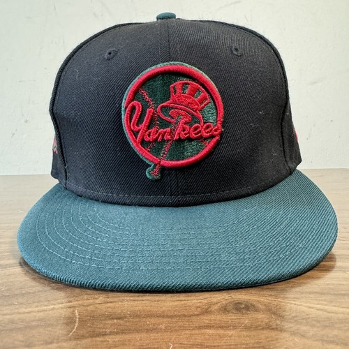 New Era Hat 59fifty New York Yankees Black MLB Spell Out One Size ...