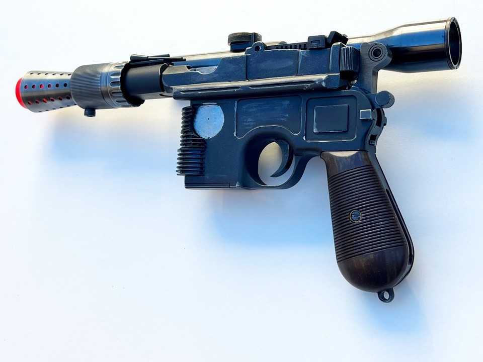 Han Solo Blaster ANH- VINTAGE MGC MAUSER -FULL METAL- Star Wars Ep IV ...
