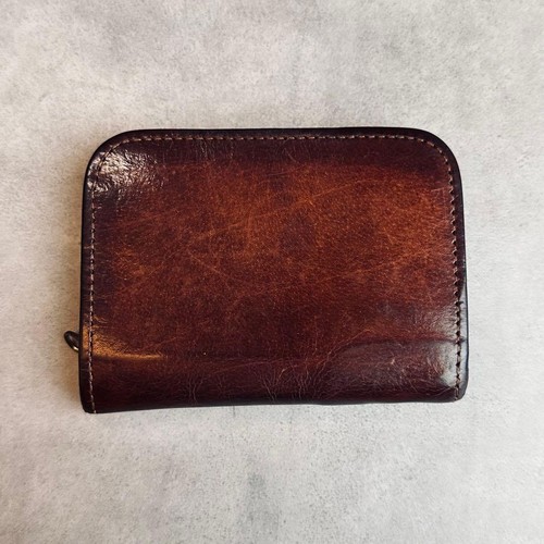 COACH Leather Round Zip Coin Case Vintage | eBay UK