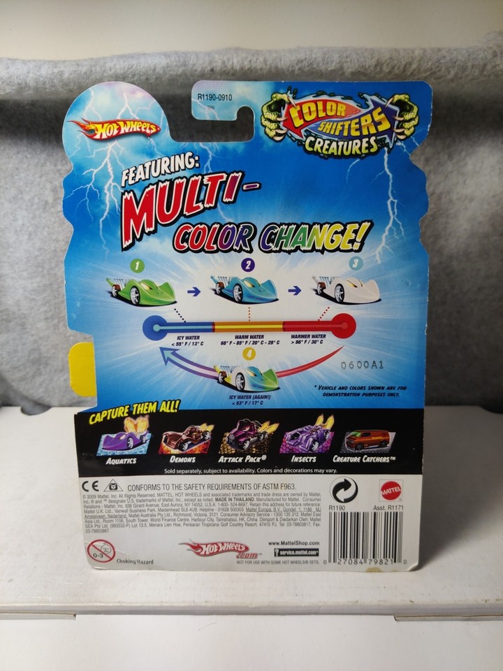 2009 Hot Wheels Color Shifters Creatures Rig Dog W/ Insert | eBay UK