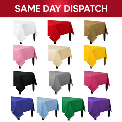 Folded Paper Table Covers Cloths Tableware for Wedding & Parties 90 cm ...