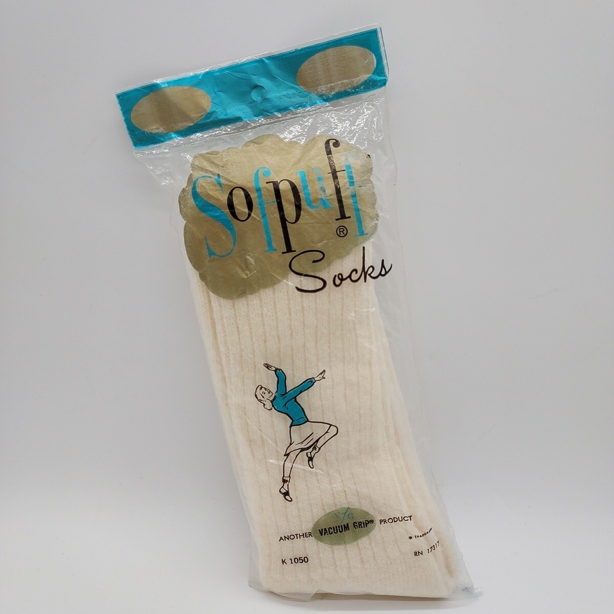 New Rare Vintage SofPuff Off White Socks Vacuum Grip Product ( Size 11-11 1/2 ) | eBay