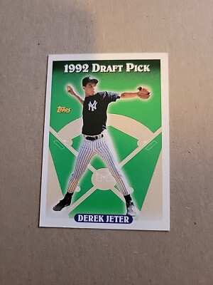 1992 -Topps - Draft Pick - Derek Jeter - Manufactured 1993 - #98 | eBay