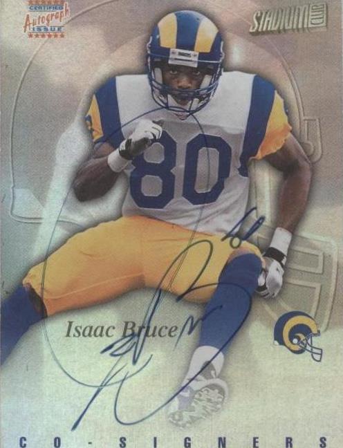 1997 Stadium Club - Co-Signers Isaac Bruce, Desmond Howard #CO77 (AU ...