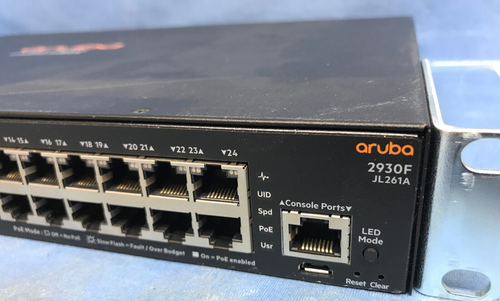 HPE Aruba 2930F 24G PoE+ 4SFP Switch JL261A (JL261-60001) | eBay