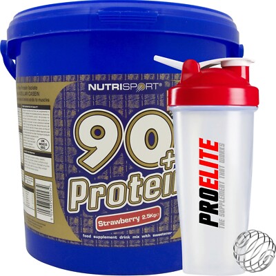 NUTRISPORT 90+ WHEY PROTEIN - LOW CARB - ALL FLAVOURS - 2.5KG 2500g ...