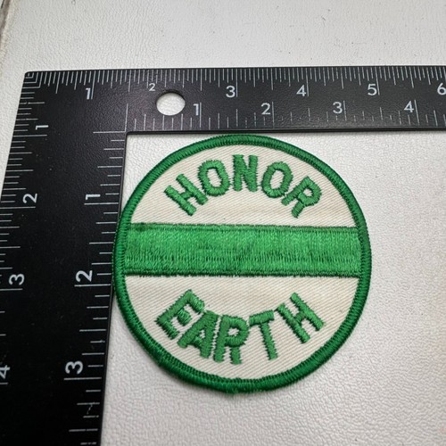 Vintage GREEN ECOLOGY ENVIORNMENT "HONOR EARTH" Activist Patch 47MB | eBay