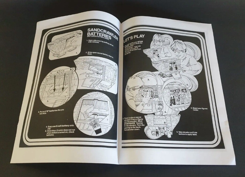 VINTAGE STAR WARS JAWA SANDCRAWLER REPLACEMENT REMOTE / KENNER REPRO ...