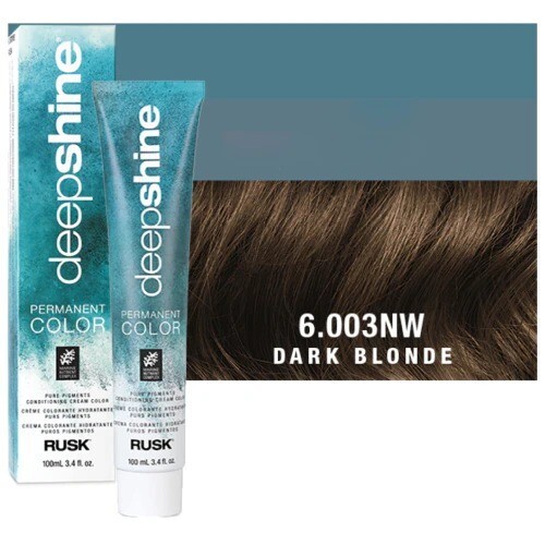 Rusk deepshine Permanent Color, 6.003NW Dark Blonde 3.4 fl oz / 100 mL ...