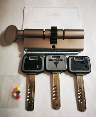 MT5+ Mul-t-lock Cylinder thumbturn locksmith 86mm (43+43) GEAR COG ...
