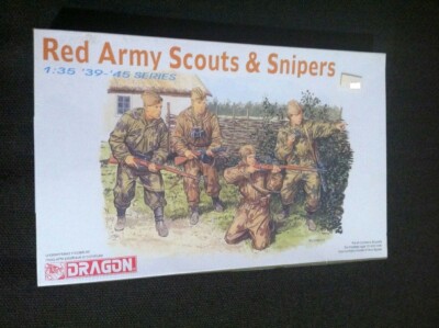 1/35 Dragon 6068 Soviet CCCP USSR Red Army Scouts & Snipers Sealed ...