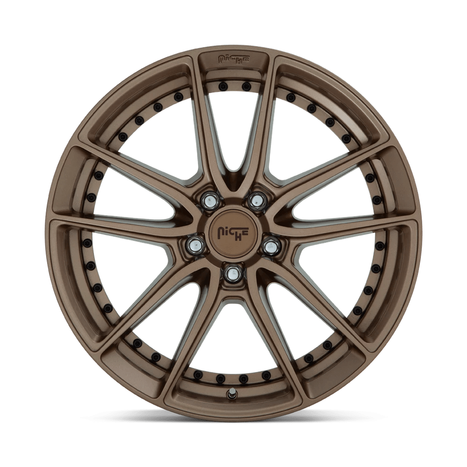 Niche M222 DFS 18x8 +42 Matte Bronze Wheel Rim 5x112 (QTY 1) M2221880F8 ...