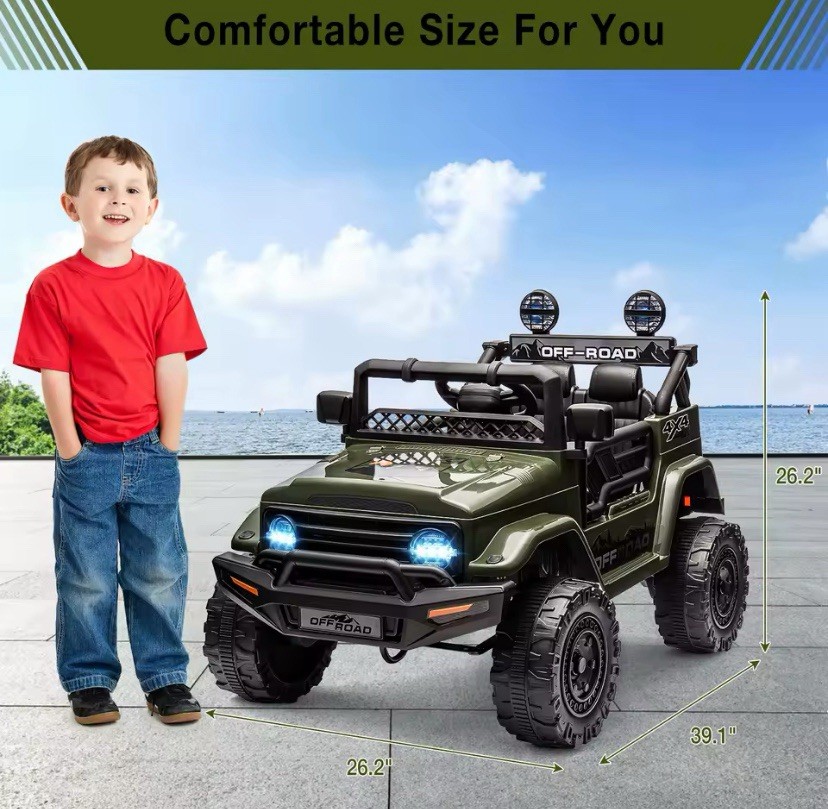 Kids Ride on Car Toy 12V Electric Power Wheels Truck w/Remote Control ...