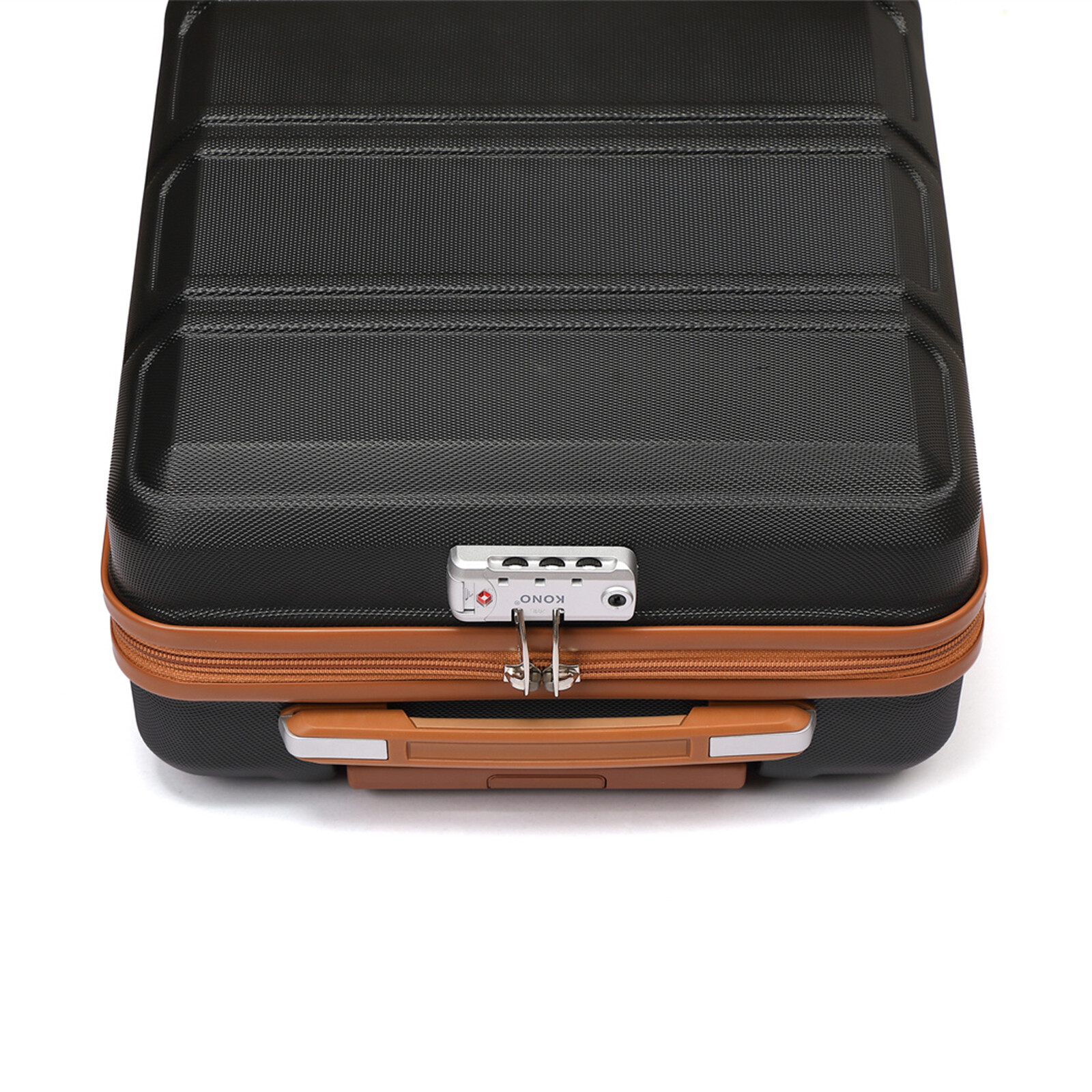 16" ABS Hard Shell Carry On Suitcase 4 Wheels Luggage Small Underseat ...