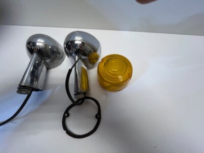 Harley Davidson Shovelhead Yankee 1030 Turn Signal Brackets and One ...