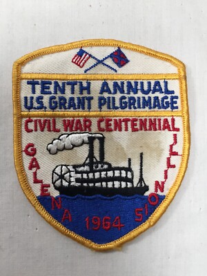 1964 US Grant Pilgrimage 10th ann Galena Illinois BSA Trail Patch | eBay