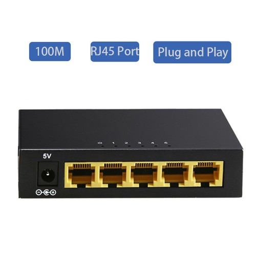 LAN HUB 5Port 100M switch Internet Splitter Game Loading Adapter ...