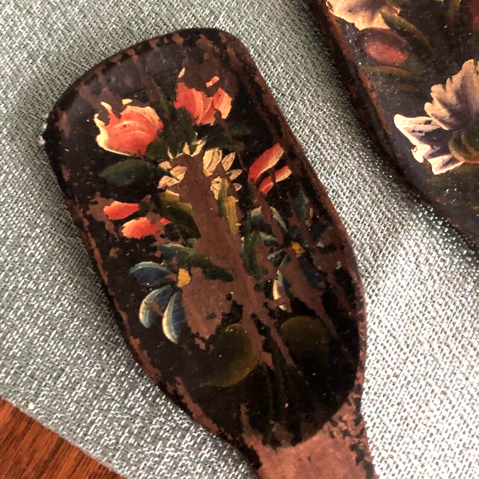 Butter Paddles Antique Hand Decorated Country Wood Farmhouse ...