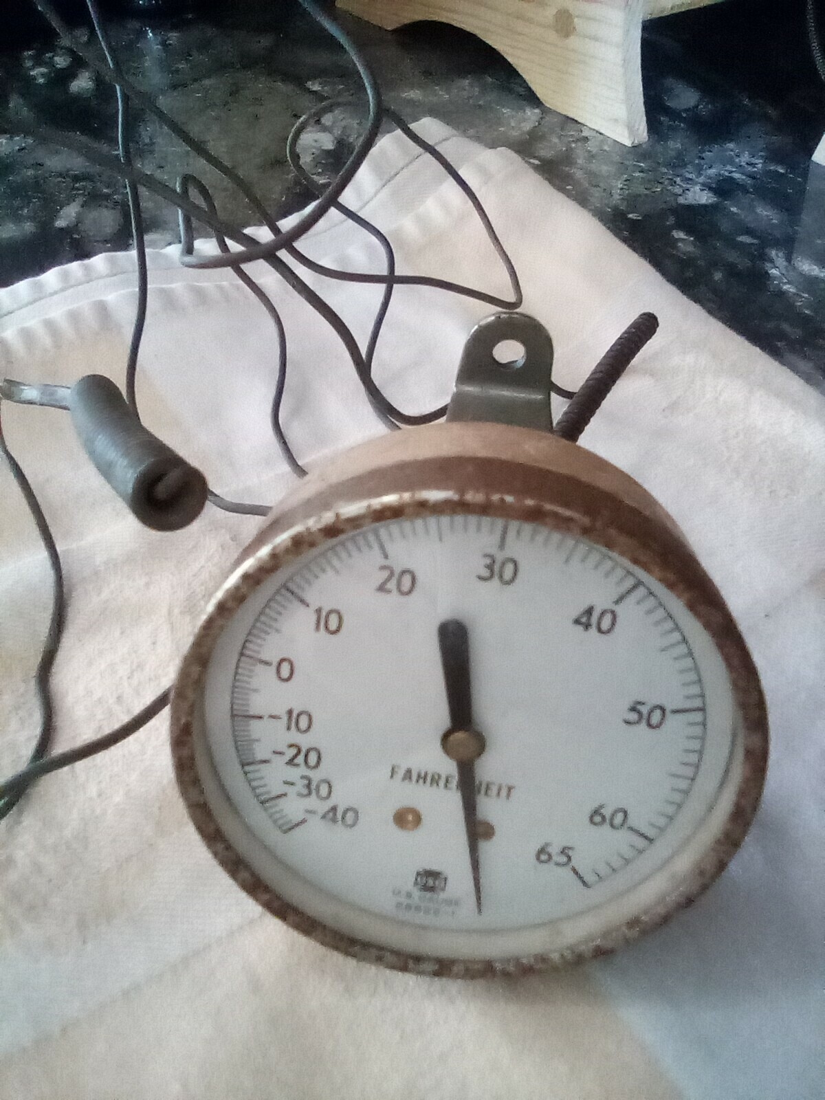 Antique/Vintage Temp Gauge | eBay