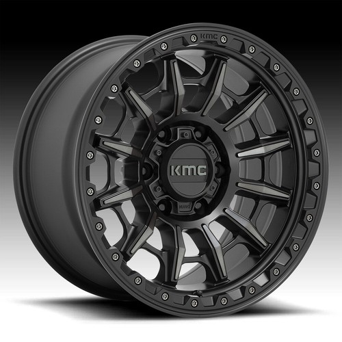 4/KMC KM547 Carnage Machined Black GTCC 17x9 6x135 0mm (KM54779063400 ...