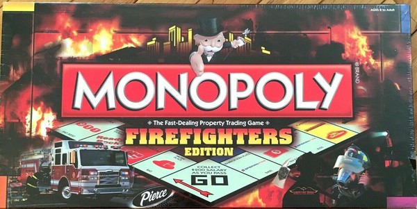 Monopoly Firefighters 1st Edition Board Game - 2009 Hasbro for sale ...