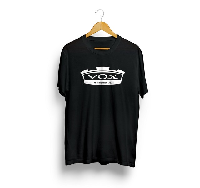 VOX Amplification T-Shirt Amplifier Music Guitars New Logo Shirt Unisex ...