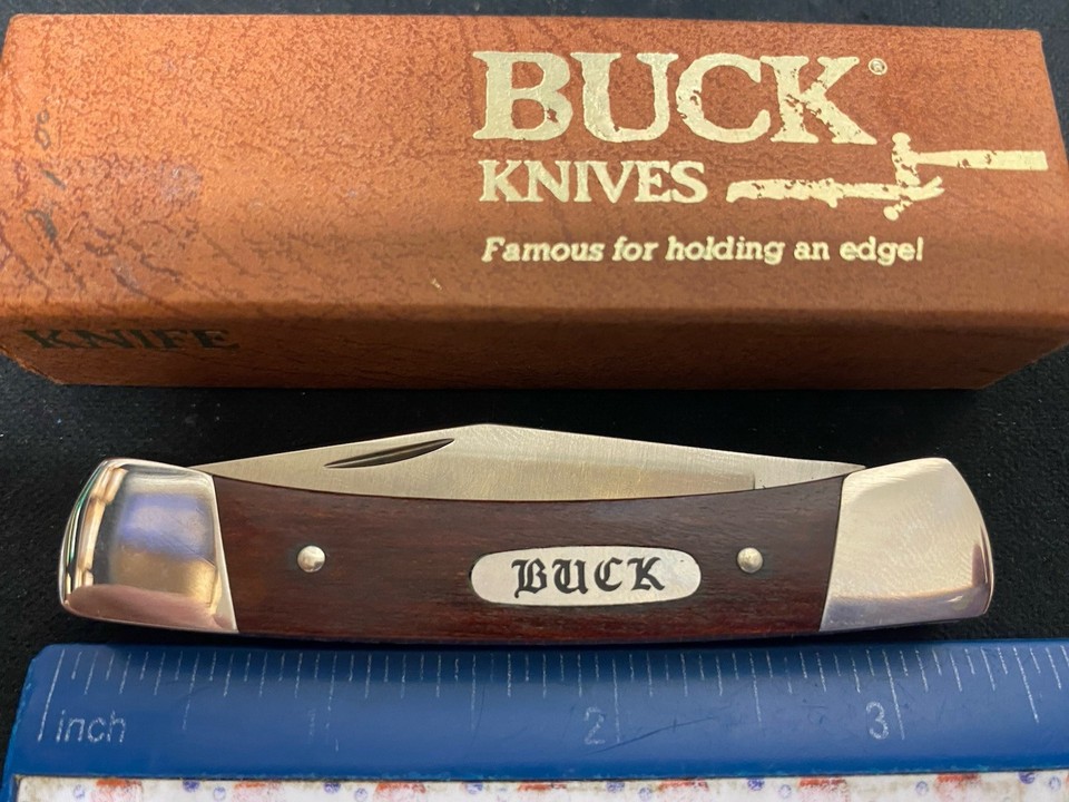 Buck USA 704 Maverick Folding Knife, Rosewood Handles, New In Box With ...