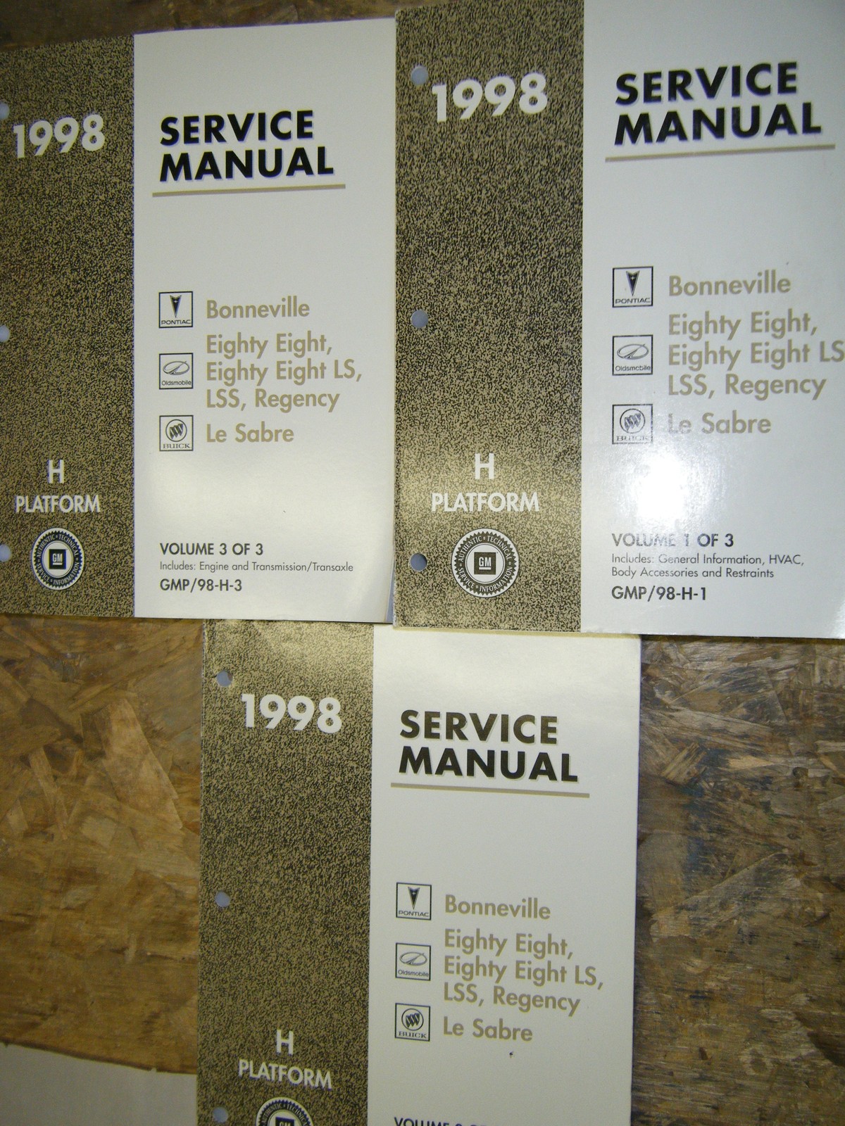 1998 BUICK LE SABRE PONTIAC BONNEVILLE OLDS REGENCY LSS FACTORY SERVICE ...