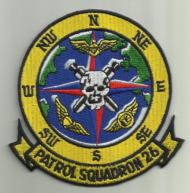 PATROL SQUADRON 26 U.S.NAVY PATCH WAR AIRCRAFT PILOT USA SAILOR AVIATOR ...
