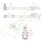 1x Replacement DS80749 Front Tie Rod End Fits For 2005 2006 2007-2010 ...