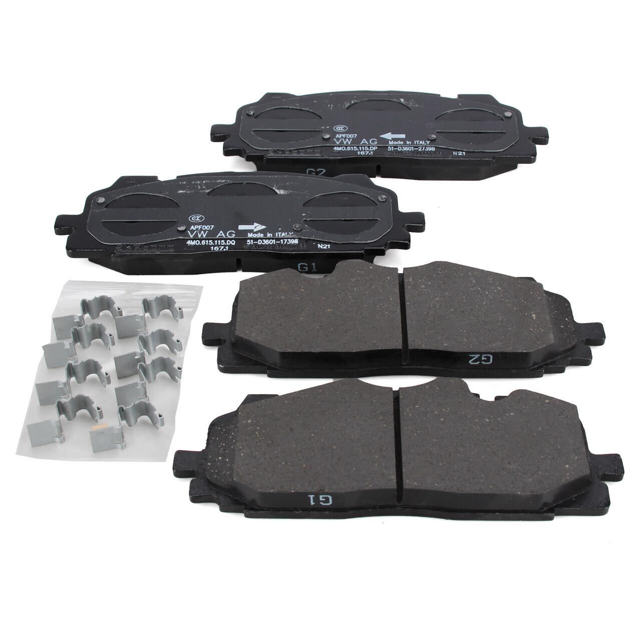 ORIGINAL Audi Bremsbeläge A4 (B9) S4 A5 (F5) S5 Q7 (4MB) vorne ...