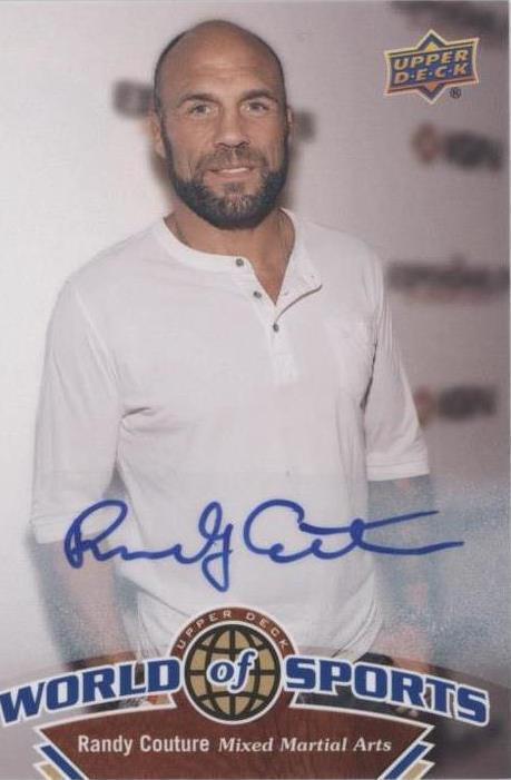 2010 Upper Deck World of Sports - Randy Couture #255 Autographs (AU ...
