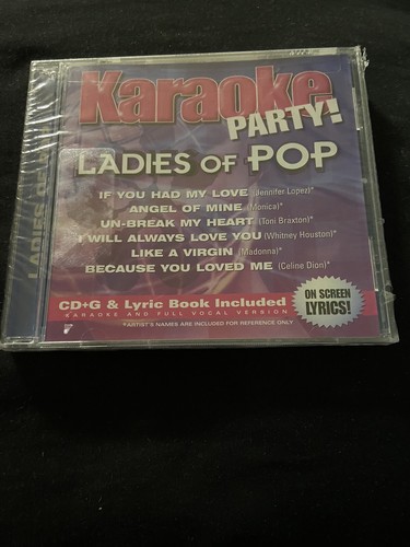 Karaoke CD+G Jlo Celine Dion Madonna Whitney Houston Monica Toni ...