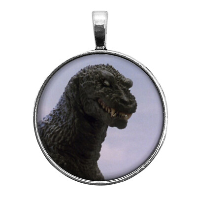 Godzilla King Of Monsters Key Ring Cufflinks Tie Clip Necklace Ring ...