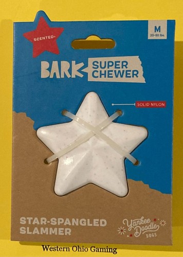 Star-Spangled Slammer Solid Nylon Super Chewer Medium Dogs 20-50 lbs ...