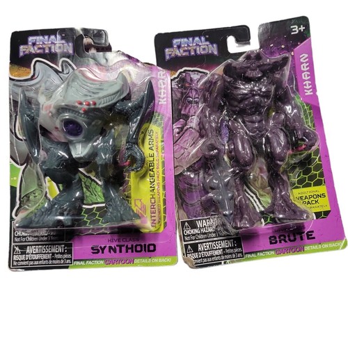 Final Faction Action Figure - Kharn Hive Class Brute & Synthoid - 4.5 ...
