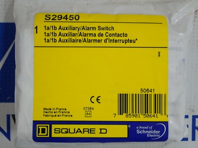 SQUARE D S29450 1a/1b AUXILIARY/ALARM SWITCH NEW SEALED BAG | eBay