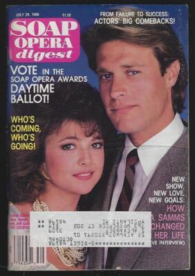 Soap Opera Digest July 29, 1986 Emma Samms John James Colbys Colleen ...