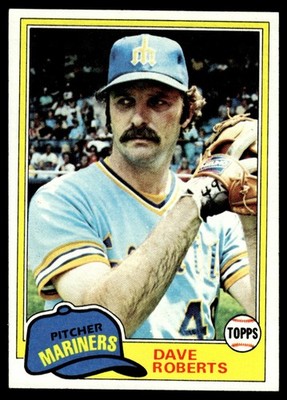 1981 Topps Dave Roberts Seattle Mariners #57 | eBay