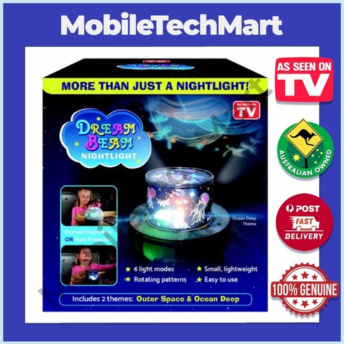 Dream Beam Nightlight Wall Projector AS SEEN ON TV 6 Colourful Modes 2 ...