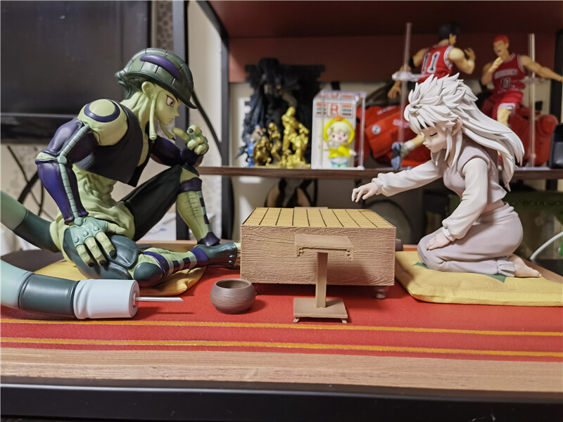 Meruem & コムギ Resin Playing Chess HUNTER FAN STUDIO Model 40cm | eBay