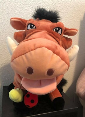 Disney Large Pumba Plush Stuffed Animal Lion King, Grub Worms | eBay